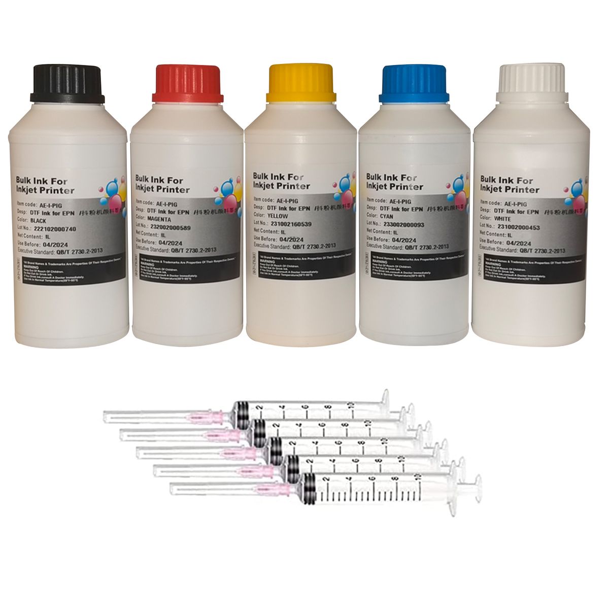 DTF Ink 1L for Inkjet Printer Heat Transfer Printing Direct to Film ...