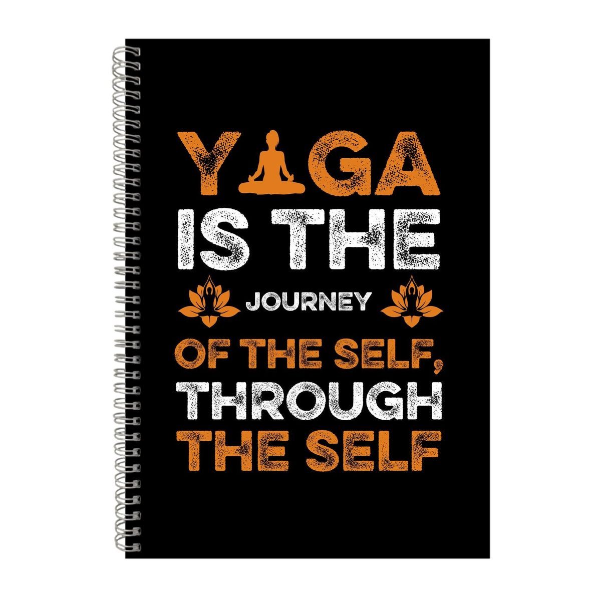 Yoga Is The Journey Notebook Yoga Gift Idea A4 Notepad 152 | Shop Today ...