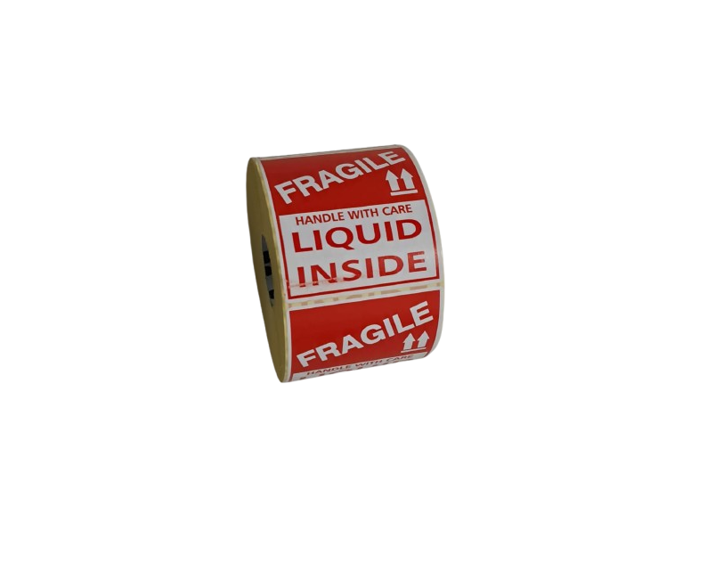 Large Fragile Liquid Inside Sticker Roll x 2 (1000 Piece) | Shop Today ...
