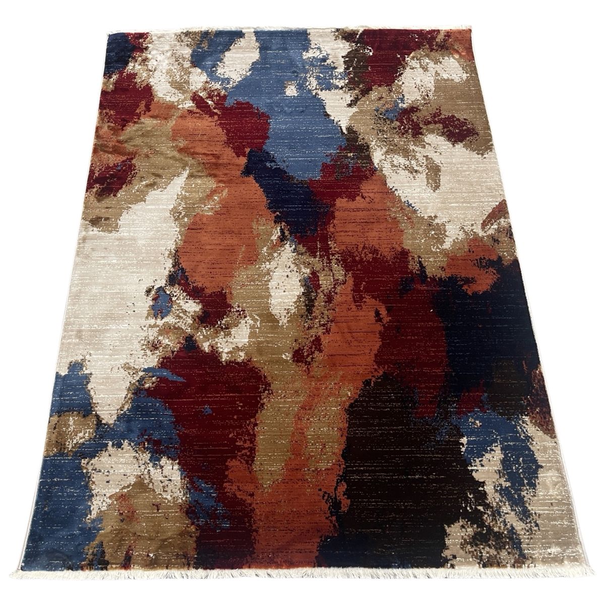 Abstract Red-Beige Rug - 170 x 120 cm | Shop Today. Get it Tomorrow ...