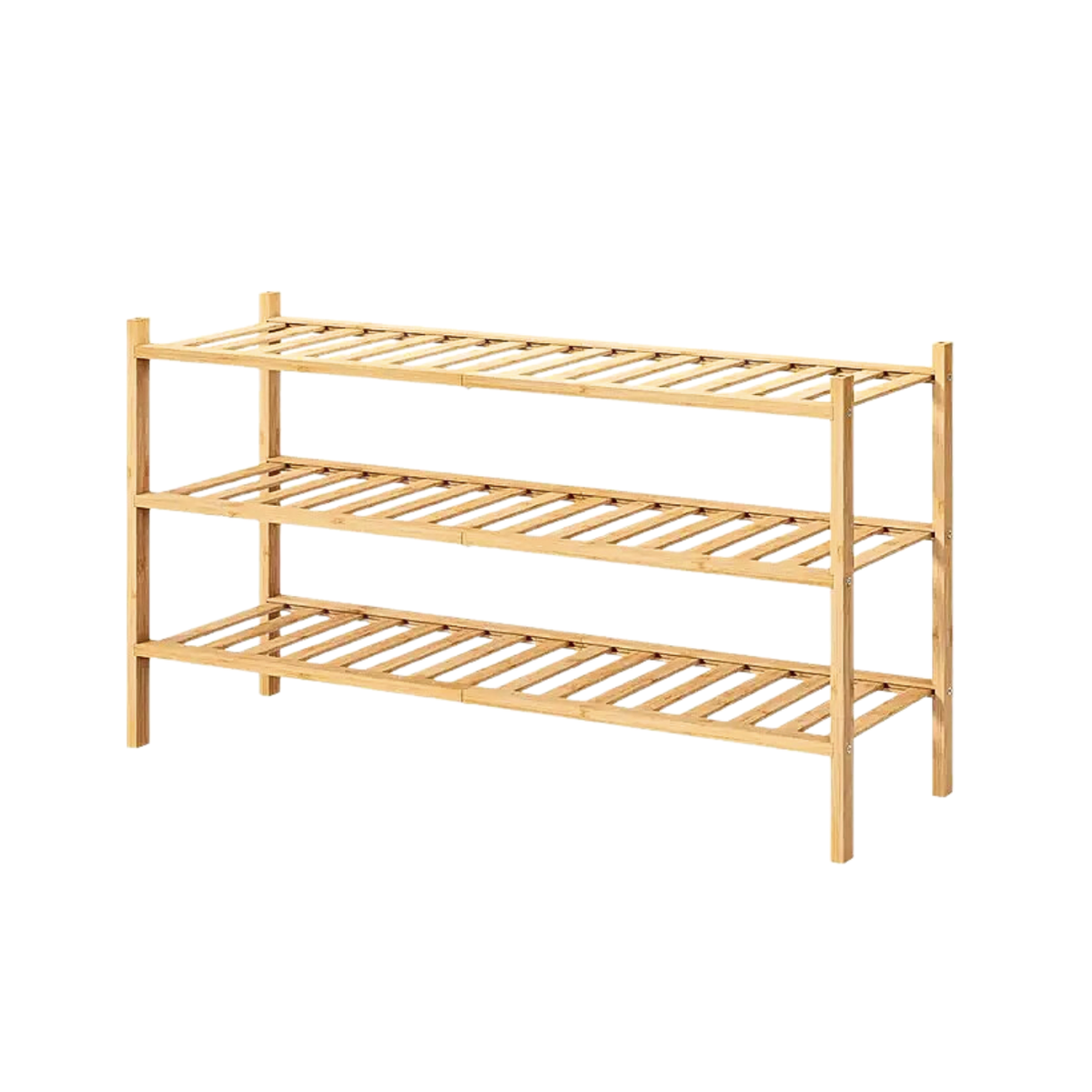 3-Tier Stackable and Foldable Bamboo Storage Rack | Shop Today. Get it ...