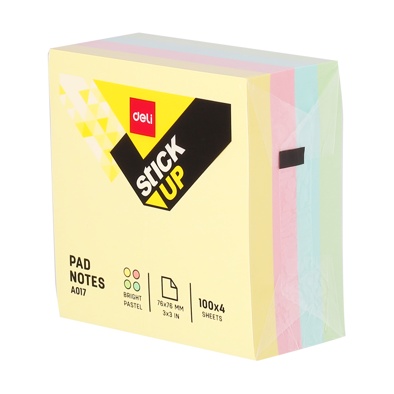 Sticky Notes 76x76 Pastel cube (400 Sheets) | Shop Today. Get it ...