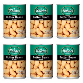Rhodes Butter Beans In Brine - 6 x 410g | Shop Today. Get it Tomorrow ...