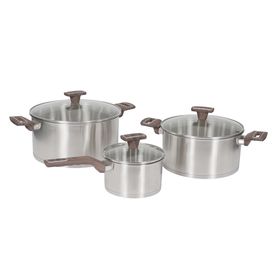 Bennett Read Titan Chef 6 Piece Extra-Large Stainless Steel Cookware ...