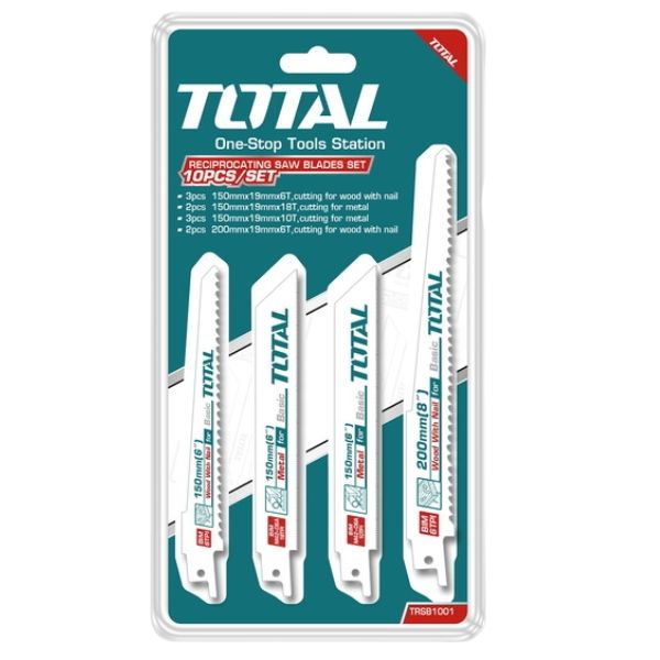 Total Tools - Reciprocating Saw Blades Set - 10 Pieces | Shop Today ...