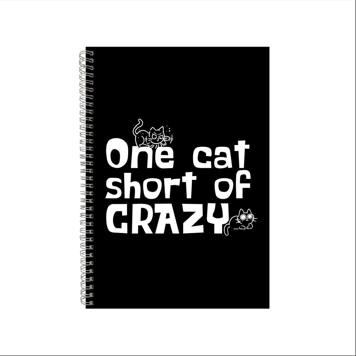 Cat Crazy Notebook Gift Idea A4 Notepad Pad 59 | Shop Today. Get it ...