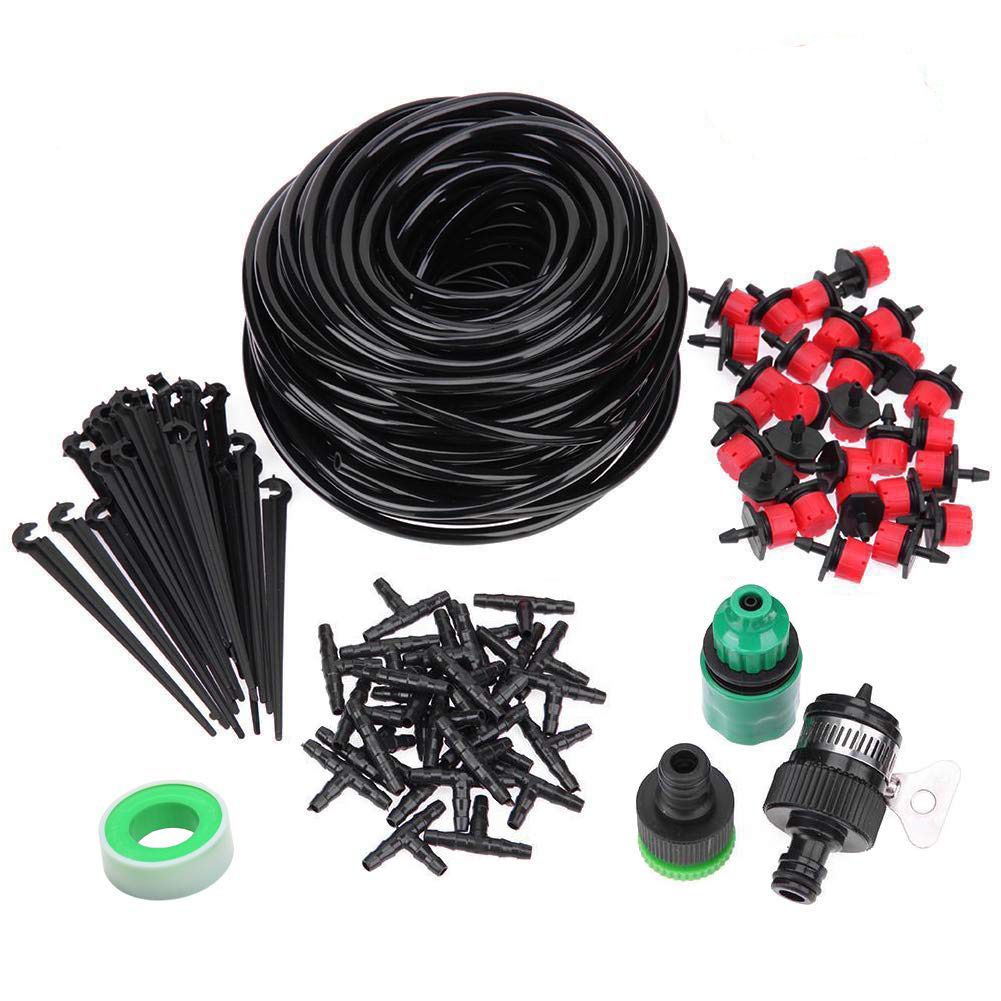 25M DIY Drip Irrigation Garden System Automatic Watering | Shop Today ...