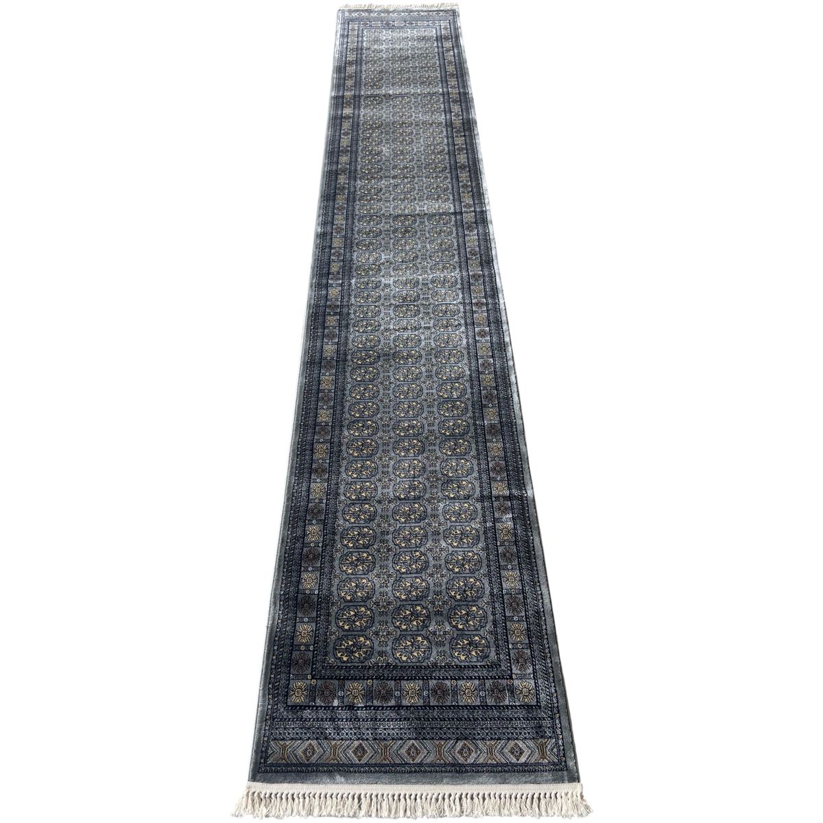 Grey Bokhara Persian Passage Rug / Runner - 500 x 80 cm | Shop Today ...
