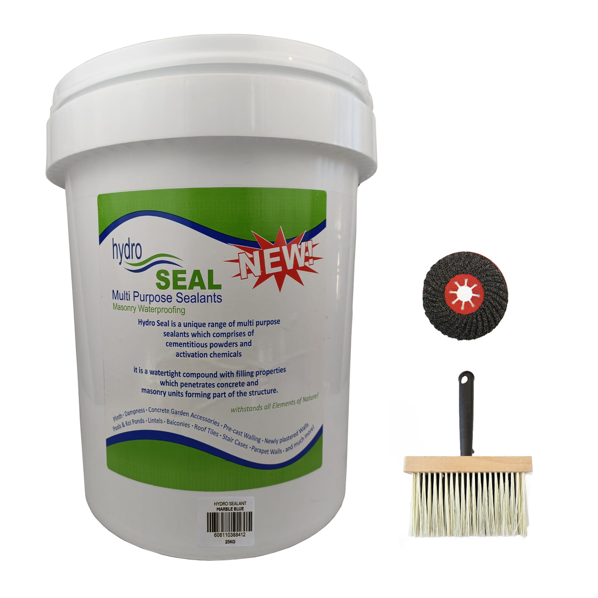 HydroSeal- Hydro Sealant Swimming Pool Marble Waterproofing 25kg Combo ...