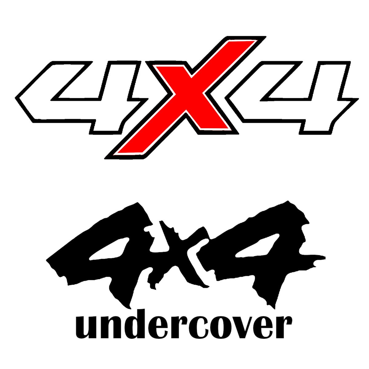 Vinyl Car Stickers - 4x4 Undercover | Shop Today. Get it Tomorrow ...