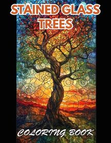 Stained Glass Trees Coloring Book | Shop Today. Get it Tomorrow ...