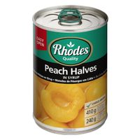 Rhodes - Peach Halves in Syrup 12x410g | Buy Online in South Africa ...