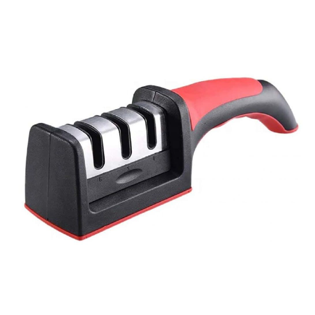 Kitchen Knife Sharpener With Non-Slip Handle - Red | Shop Today. Get it ...