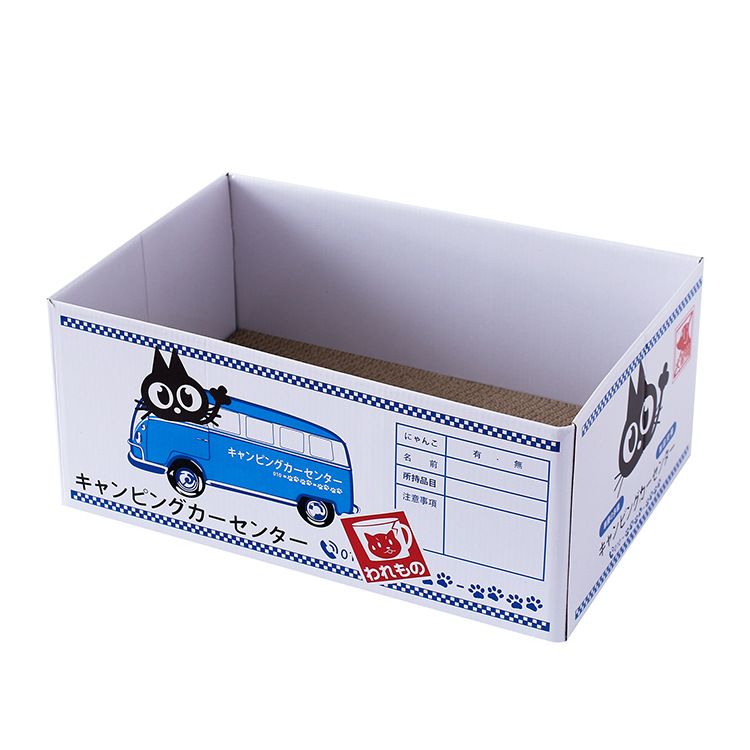 UrbanPets - Japanese Style Cat Scratch Box Reversible Water Resistant ...