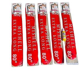 Red Mishell 80 Inch Long Afrotex Braids & Sulphur Hair Spray | Shop ...