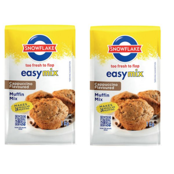 Snowflake Cappuccino Flavored Muffin Mix - 2 x 1kg | Shop Today. Get it ...