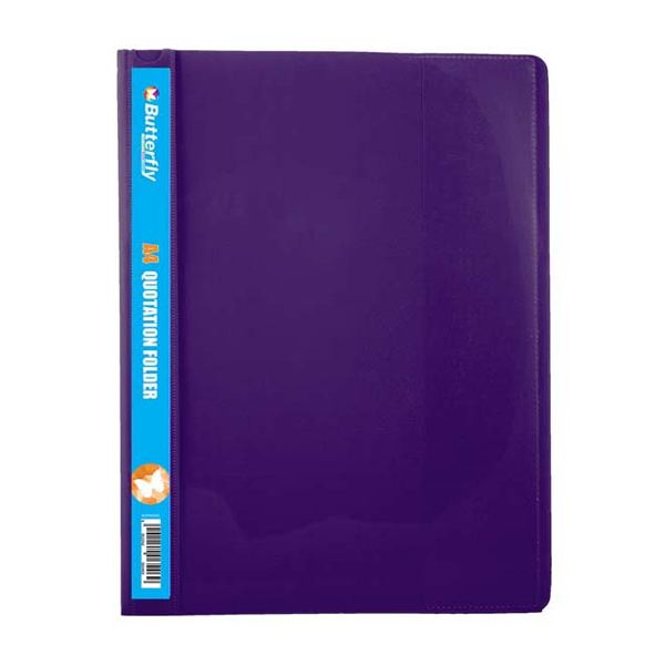 Butterfly A4 Violet Quotation Folders - 180m (500 Pack) | Shop Today ...