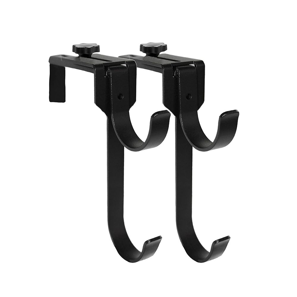 2 Pcs Pool Pole Holder Mount Adjustable Pool Pole Hanger Fence Hook ...