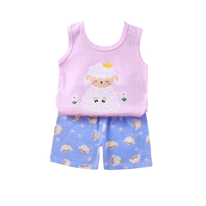 Girls Summer Short Sleeve Pyjama set - Pink Sheep | Shop Today. Get it ...