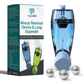 TripleMED Breathing Exerciser Lung Expansion Respiratory Trainer OPEP ...