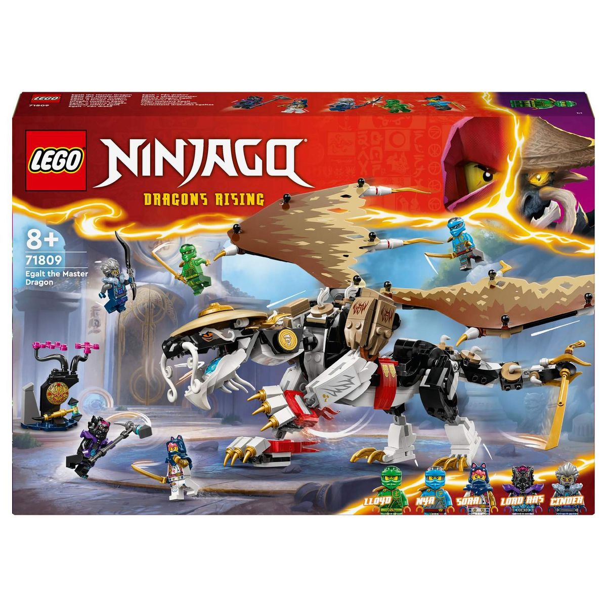 LEGO® NINJAGO® Egalt the Master Dragon 71809 Building Toy Set - 532 ...