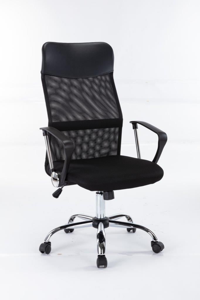 TOCC Gen 5 Mesh High Back Office Chair with Vegan Leather Accents ...