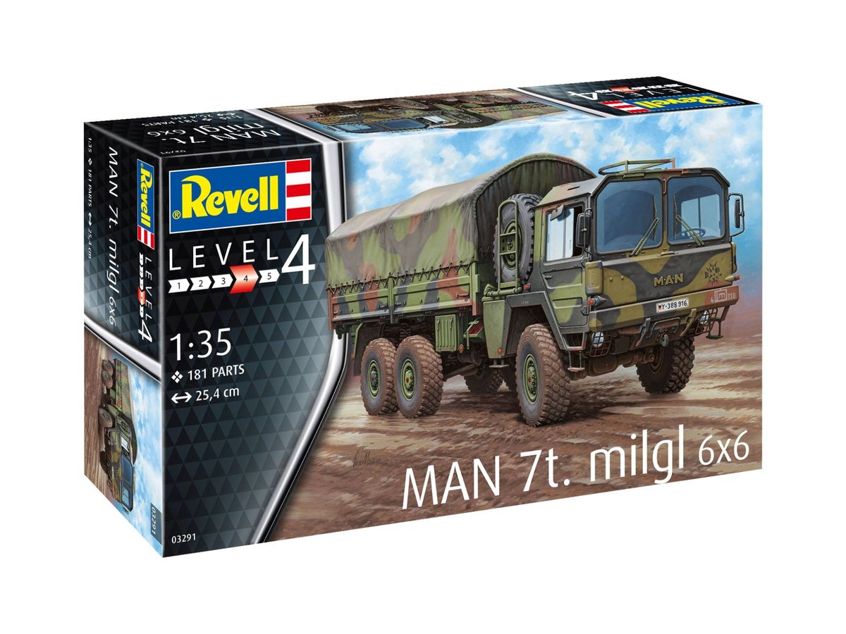 Revell 1/35 MAN 7t milgl 6x6 Plastic Model Kit | Shop Today. Get it ...