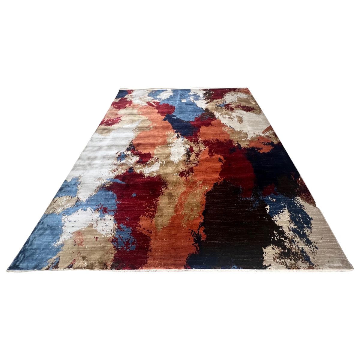 Beige / Red Abstract Machine-Woven Carpet - 400 x 300 cm | Shop Today ...