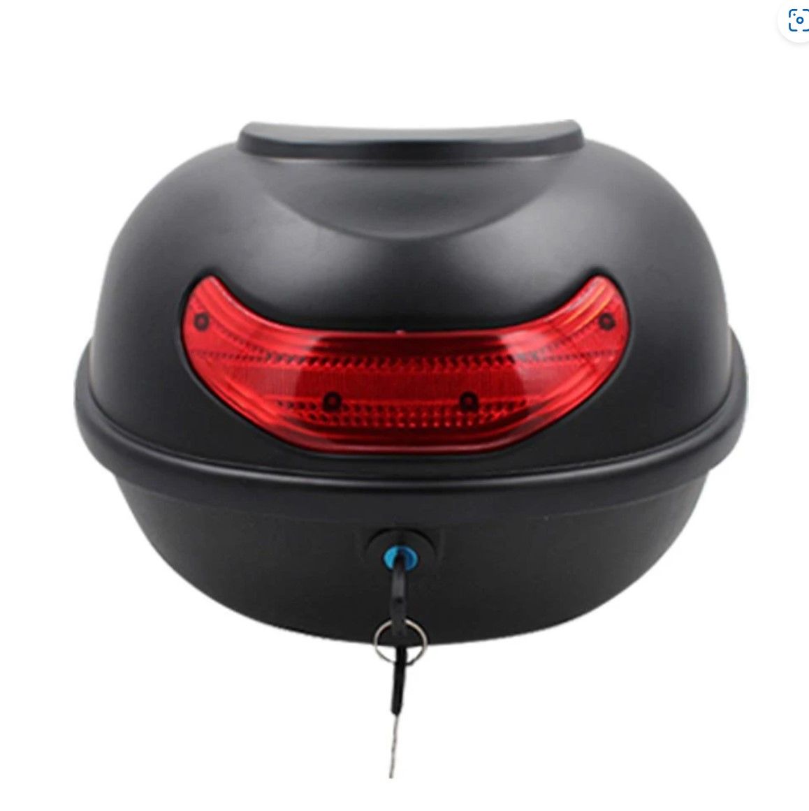 Motorcycle Tour Tail Box Luggage Storage Box Moto Luggage Toolbox-Round ...