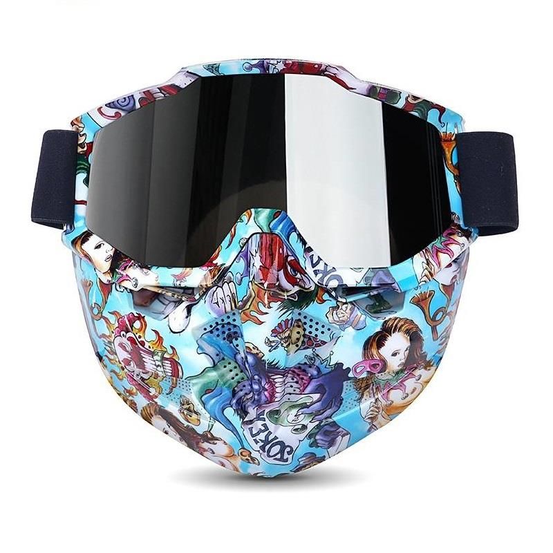 Full Face Motorcycle GelSoft Paintball Airsoft Mask Game MAS2114 Carnvy ...