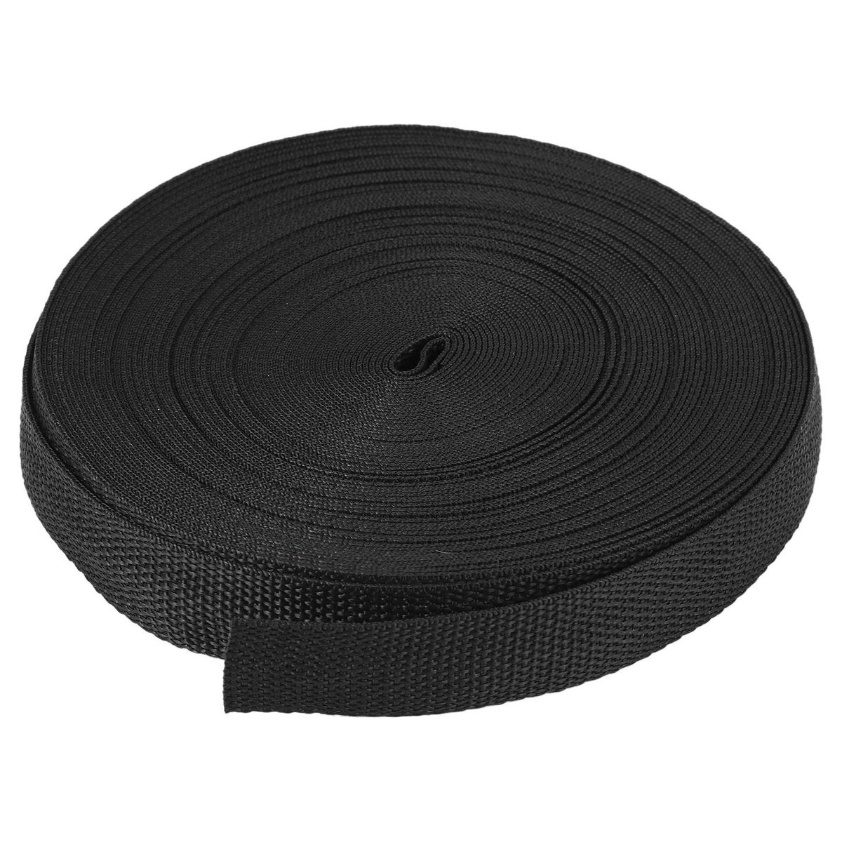 25mmx20m Roll Nylon Tape Strap For Webbing Bag Strapping Belt- Black ...