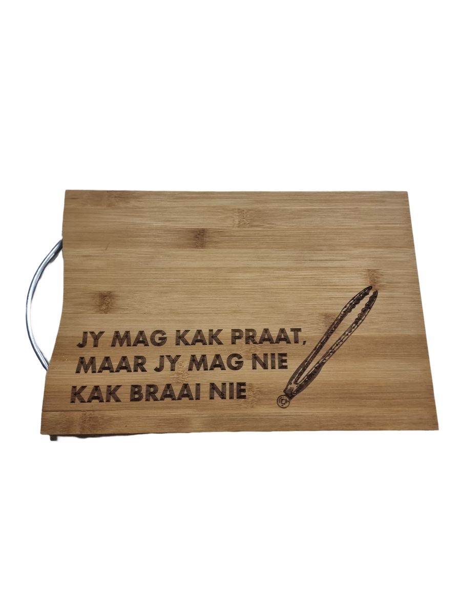 Cutting Board - Braai Plankie - Praat Braai | Shop Today. Get it ...