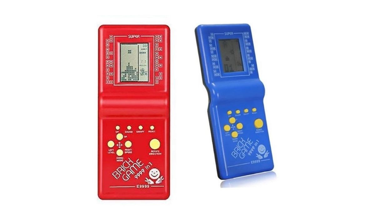 Retro Classic Brick Game Toy Tetris Hand Held LCD Electronic - Set of 2 ...