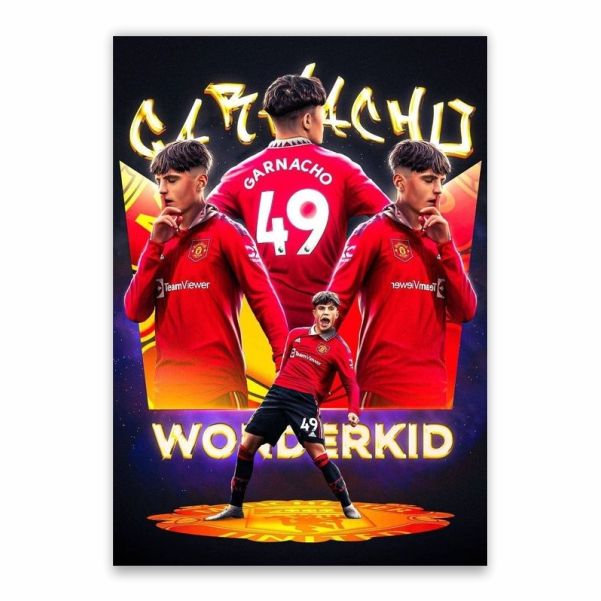 Garnacho Wonderkid Poster - A1 | Shop Today. Get it Tomorrow ...