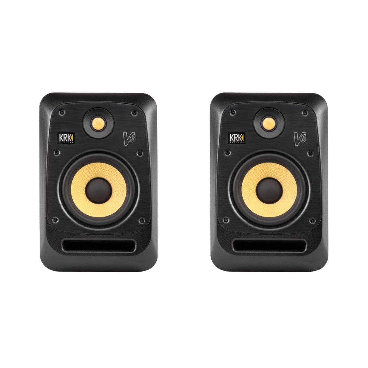 KRK V6 Series 4 V6S4 - 155W 6.5" Powered Studio Reference Monitor ...