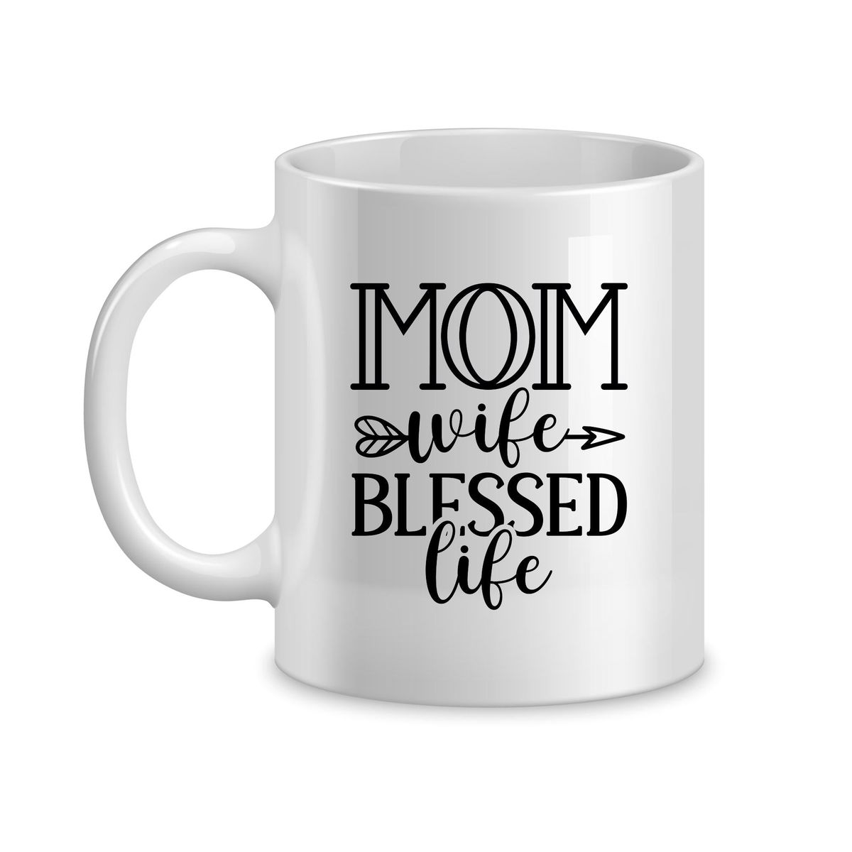 Blessed Coffee Mugs for Mothers Day Trendy Mom Sayings Graphic Present ...