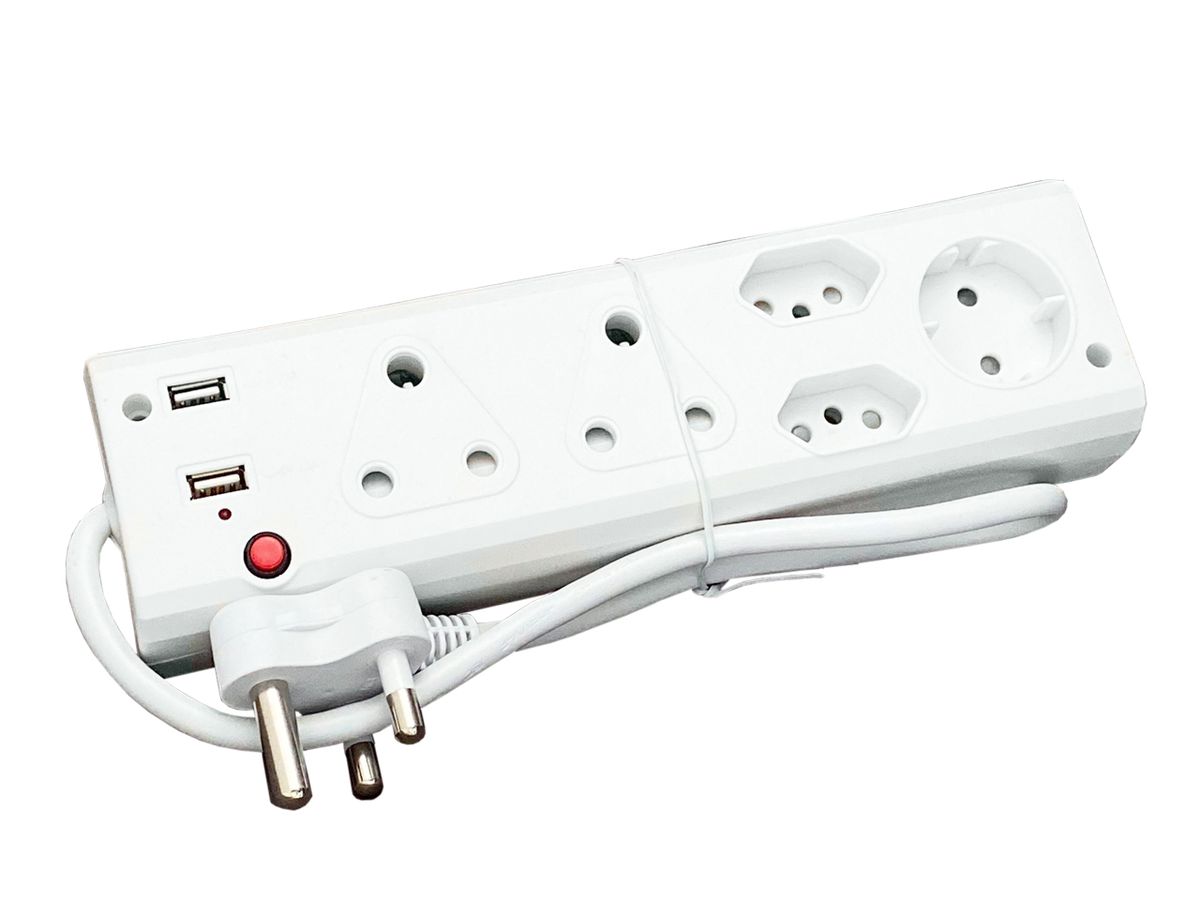Everlotus Multiplug, 5 Way, USB x 2 R-35 USB | Shop Today. Get it ...
