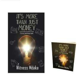 It's More Than Just Money - Witness Mdaka With Workbook | Shop Today ...