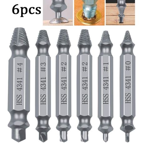 6PCS Screw Extractor HSS 4341 Broken Bit Remover Drill Bits Guide Set Shop Today. Get it Tomorrow takealot