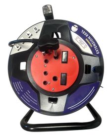30m Extension Cable Reel, 230V 16A, 2-Socket - 3200W Max | Shop Today ...