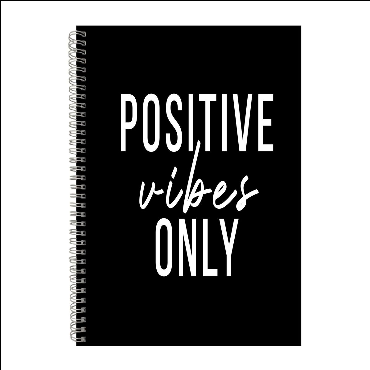 Vibes A4 Notebook Pad Lines Trendy Motivational Graphic Design Present ...