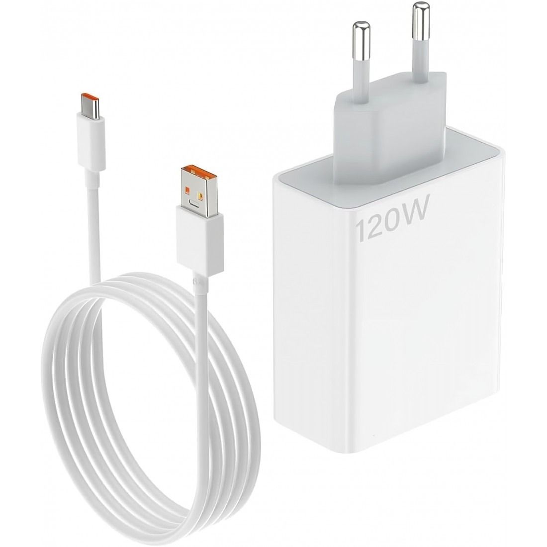 120W Super Fast Wall Charger with 6A USB-C Cable | High-Speed Power ...
