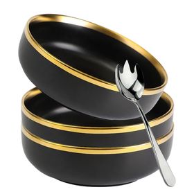 Large Tableware Household Kitchen Rice, Salad, Noodle Bowl Set - 4 ...