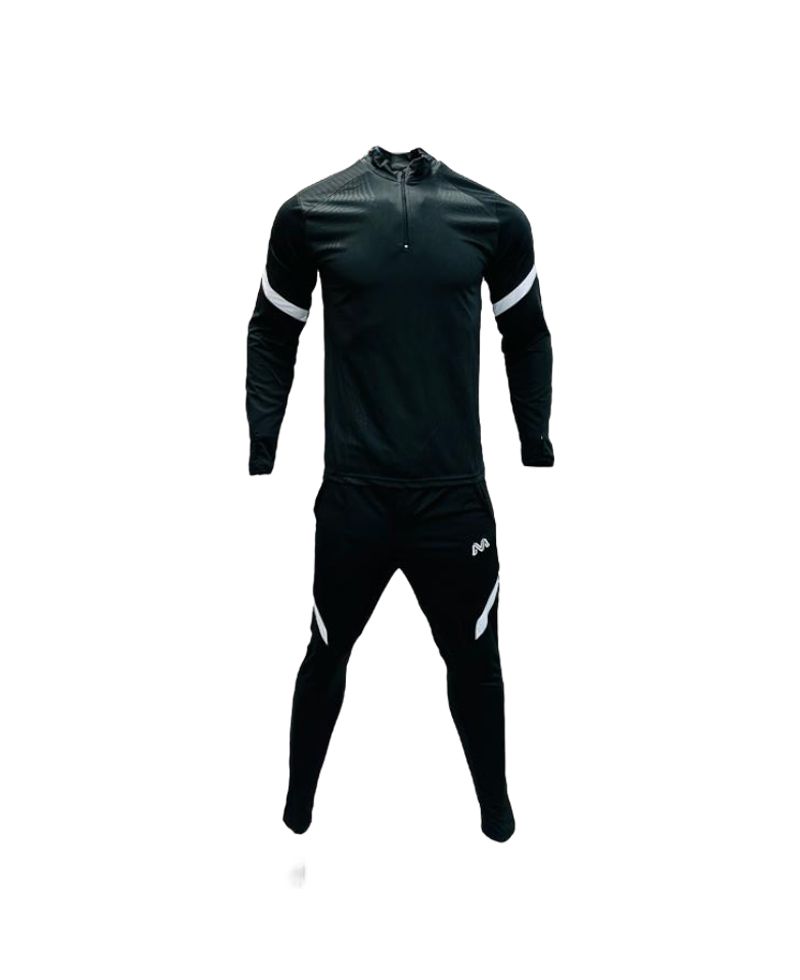 Mitzuma Men's 1/2 Zip Solar Tracksuit - Black & White | Shop Today. Get ...