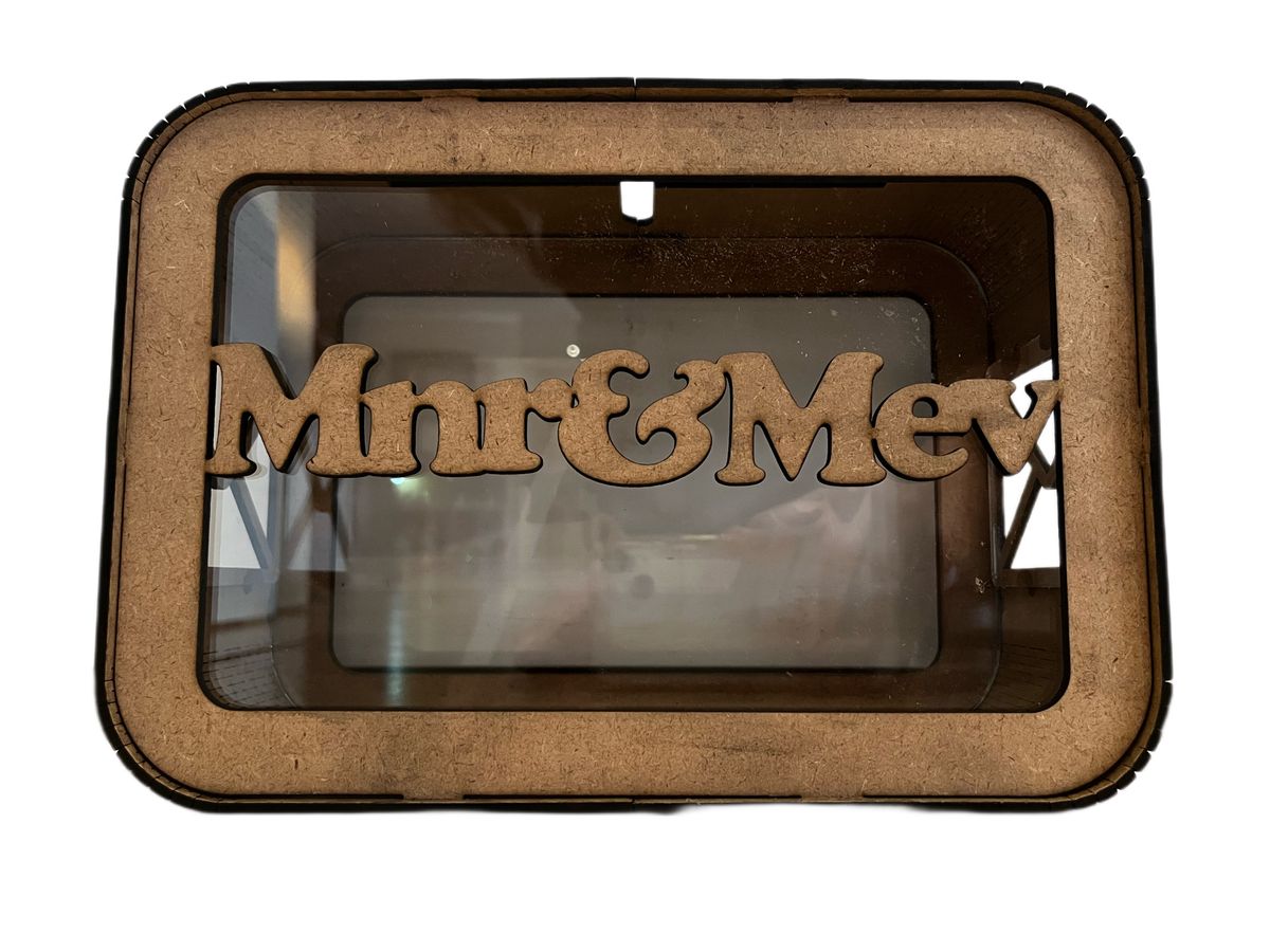 Trou Mnr & Mev Posbus Wedding Post Box For Gift Cards Envelopes | Shop ...