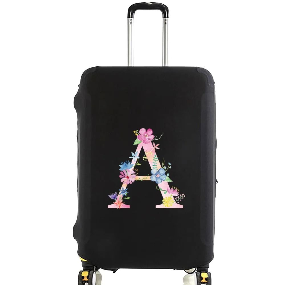 Flower Printed Alphabet Luggage Cover Protector | Shop Today. Get it ...