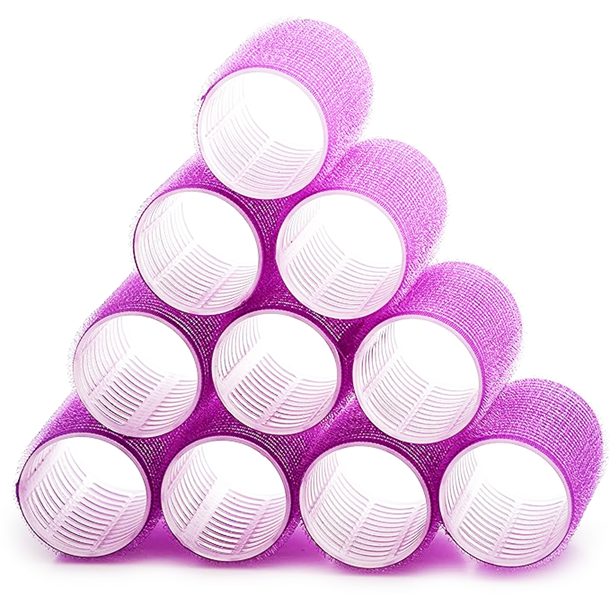 18 Piece Self Grip Hair Rollers Set with Hair Roller Clips and Comb ...