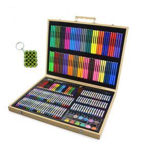 251-Piece Art Set with Wooden Case - Complete Art Supplies Kit & Key ...