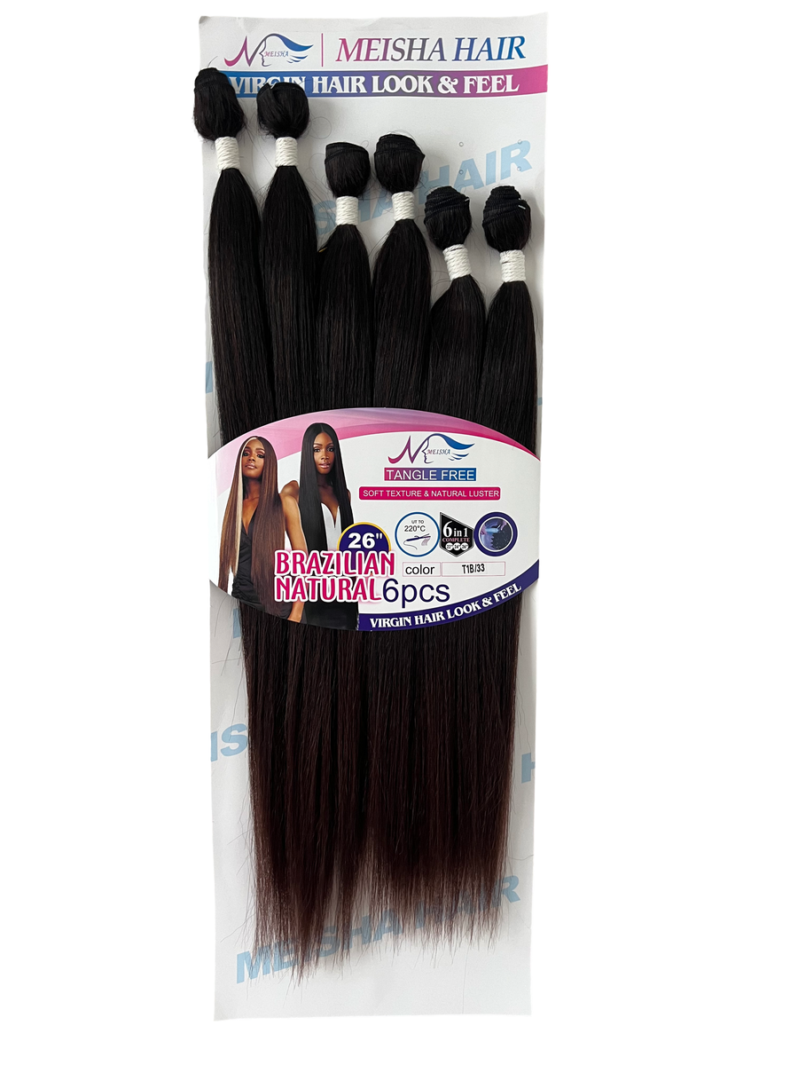 Meisha All In One Pack Bundles - Straight Human Touch Hair Blend -26 Inch | Shop Today. Get it ...