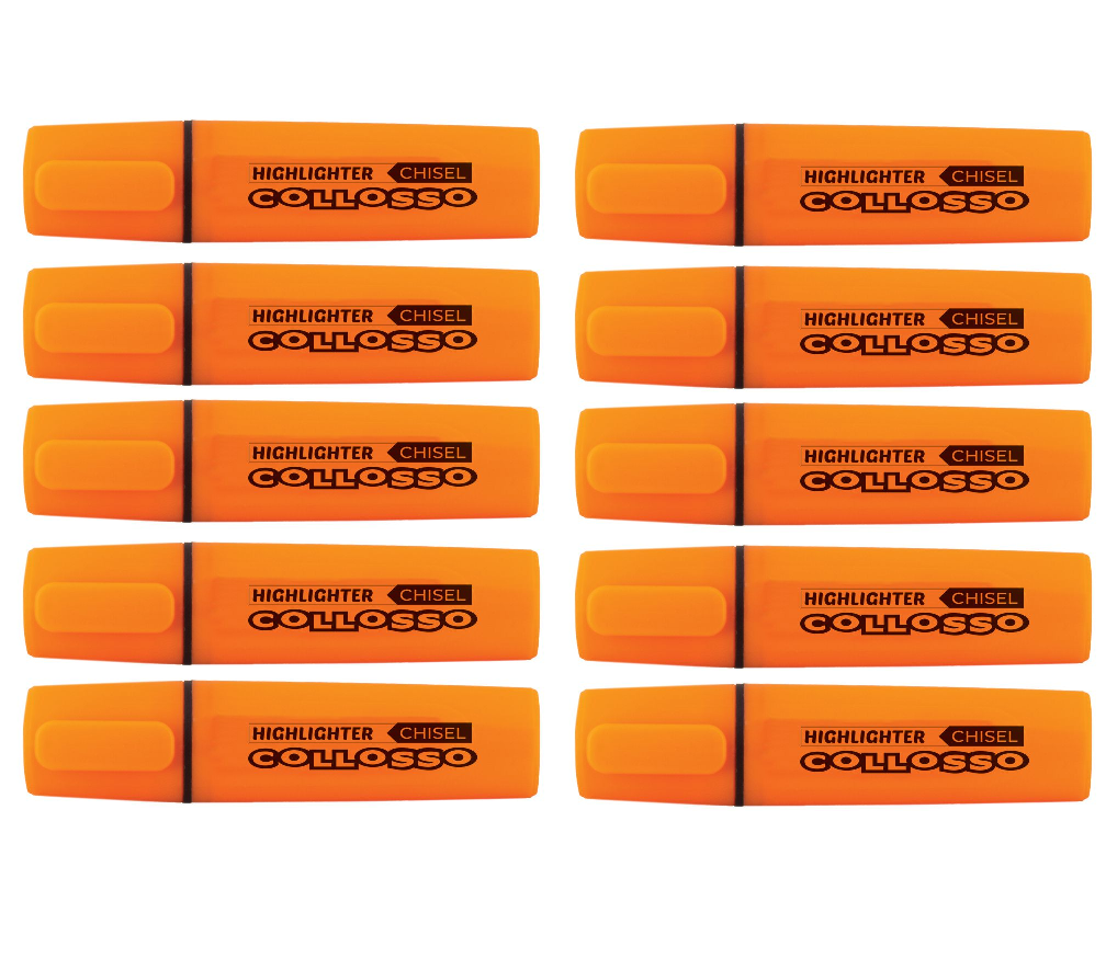 Collosso Highlighters Orange - Box of 10 | Shop Today. Get it Tomorrow ... Collosso Highlighters Orange - Box of 10 | Shop Today. Get it Tomorrow ...